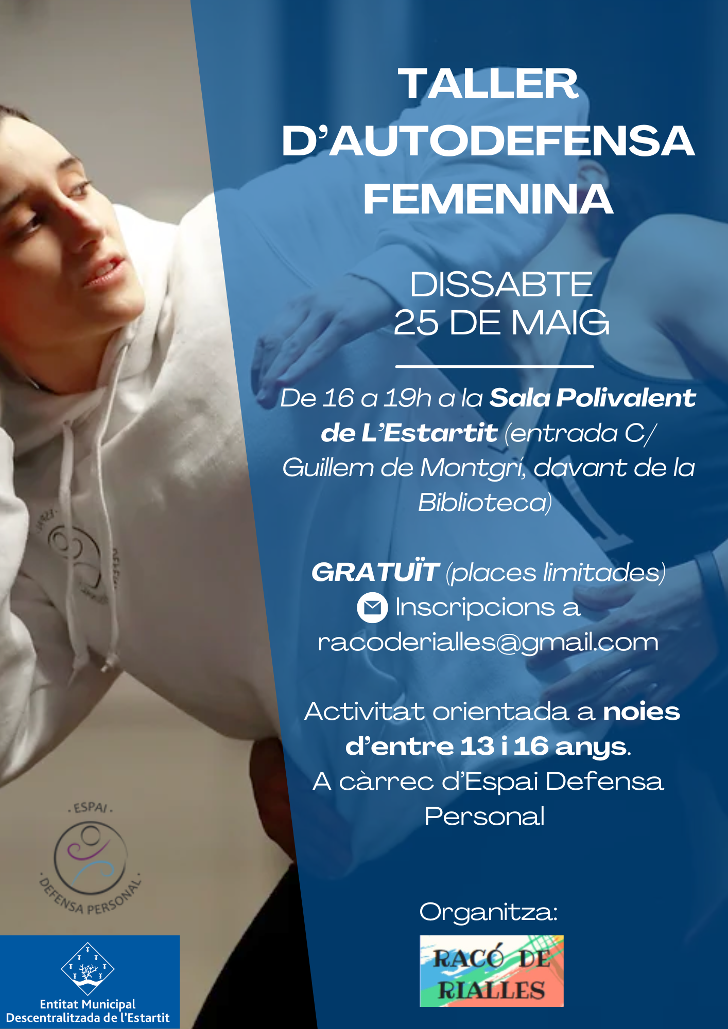 Taller d'autodefensa femenina a l'Estartit - | Agenda d'activitats de ...